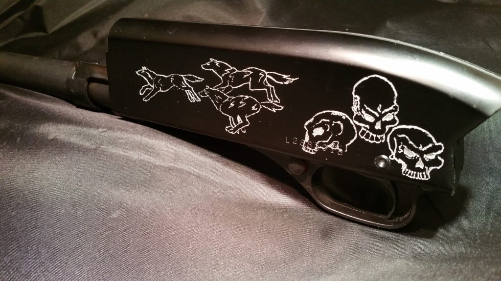 Wolf & Skull Engraving – Jeff Loehr Firearm Engraving and Custom Jewelry